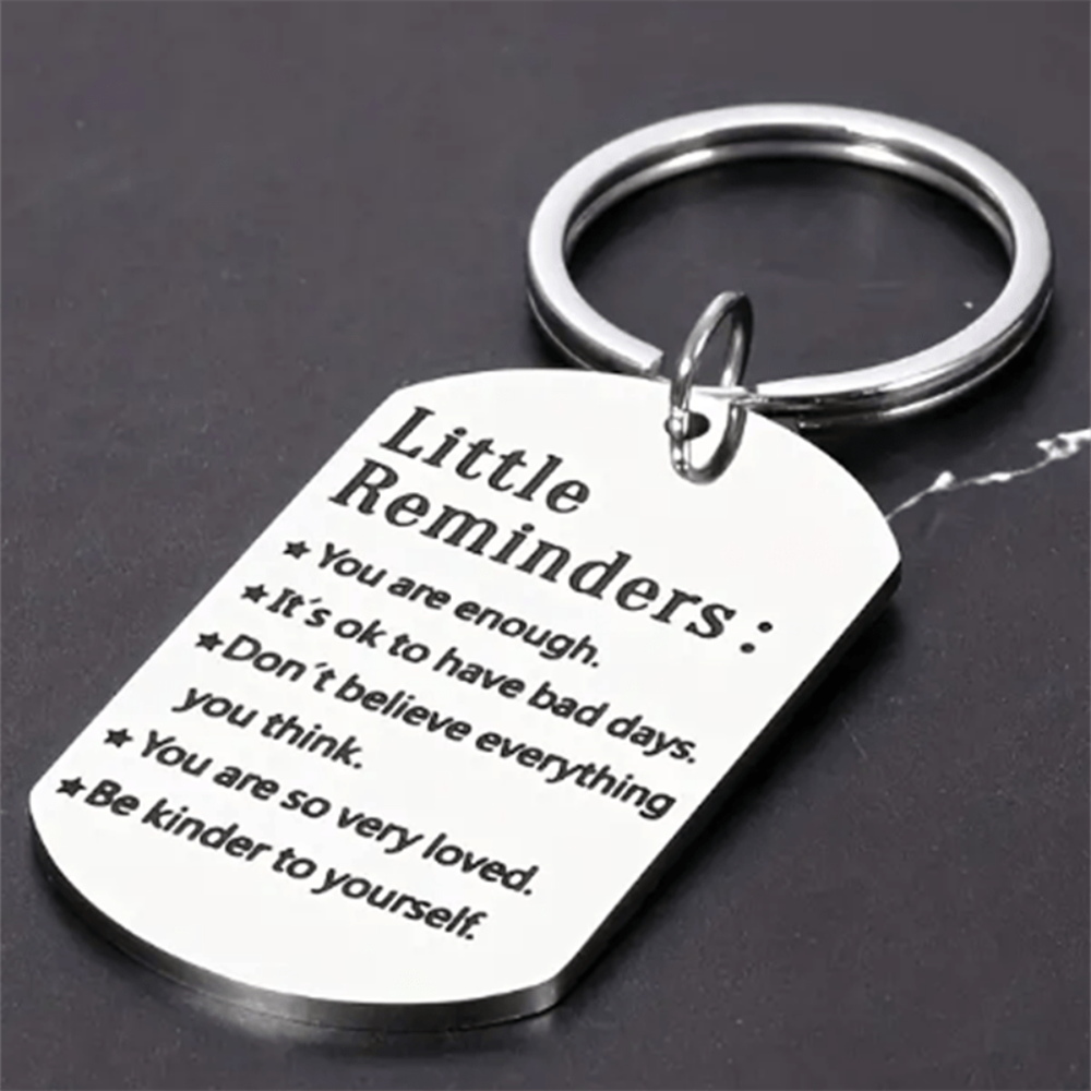 Thoughtful Charm Keychain – Happy Covers