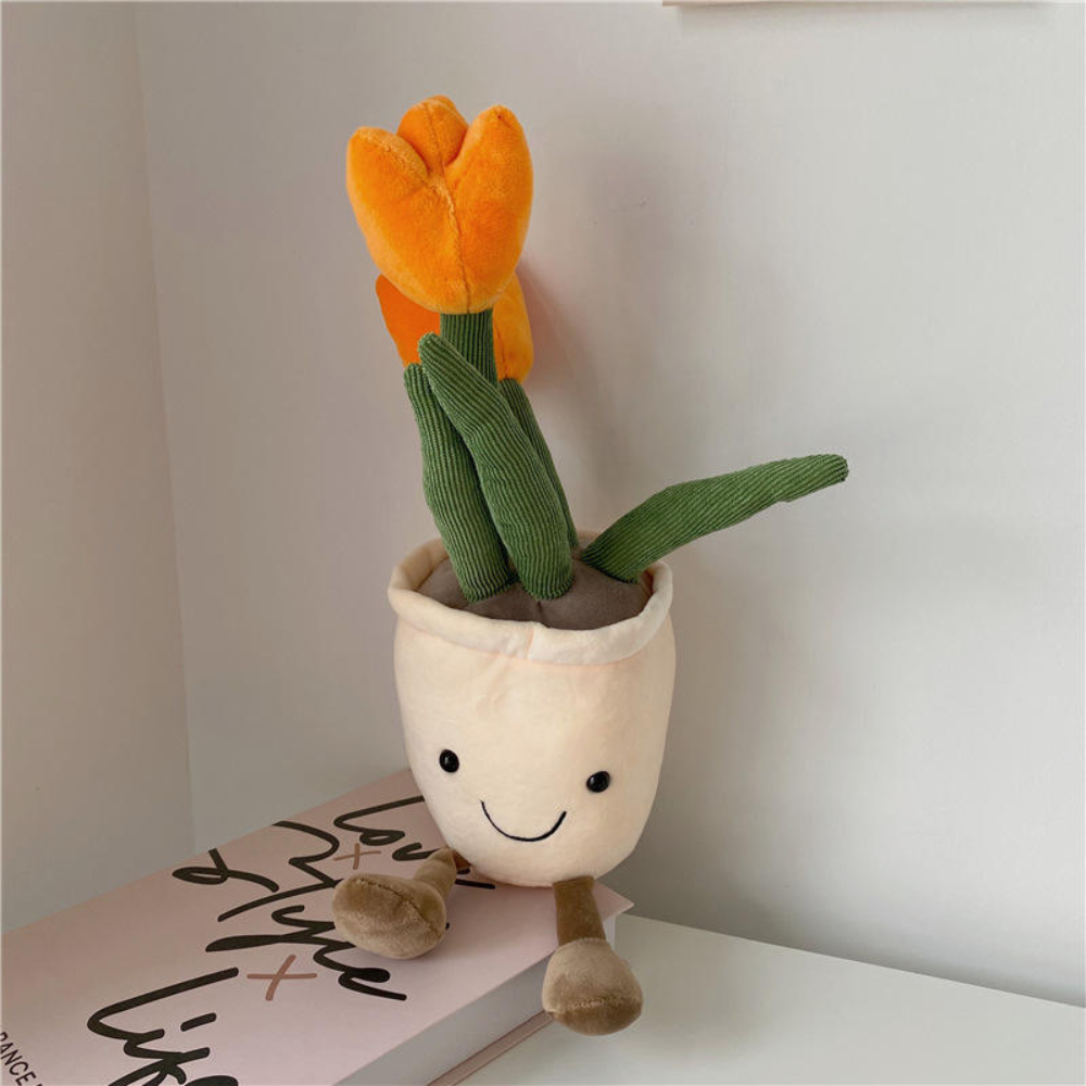 Smiley Tulip Plush – Happy Covers